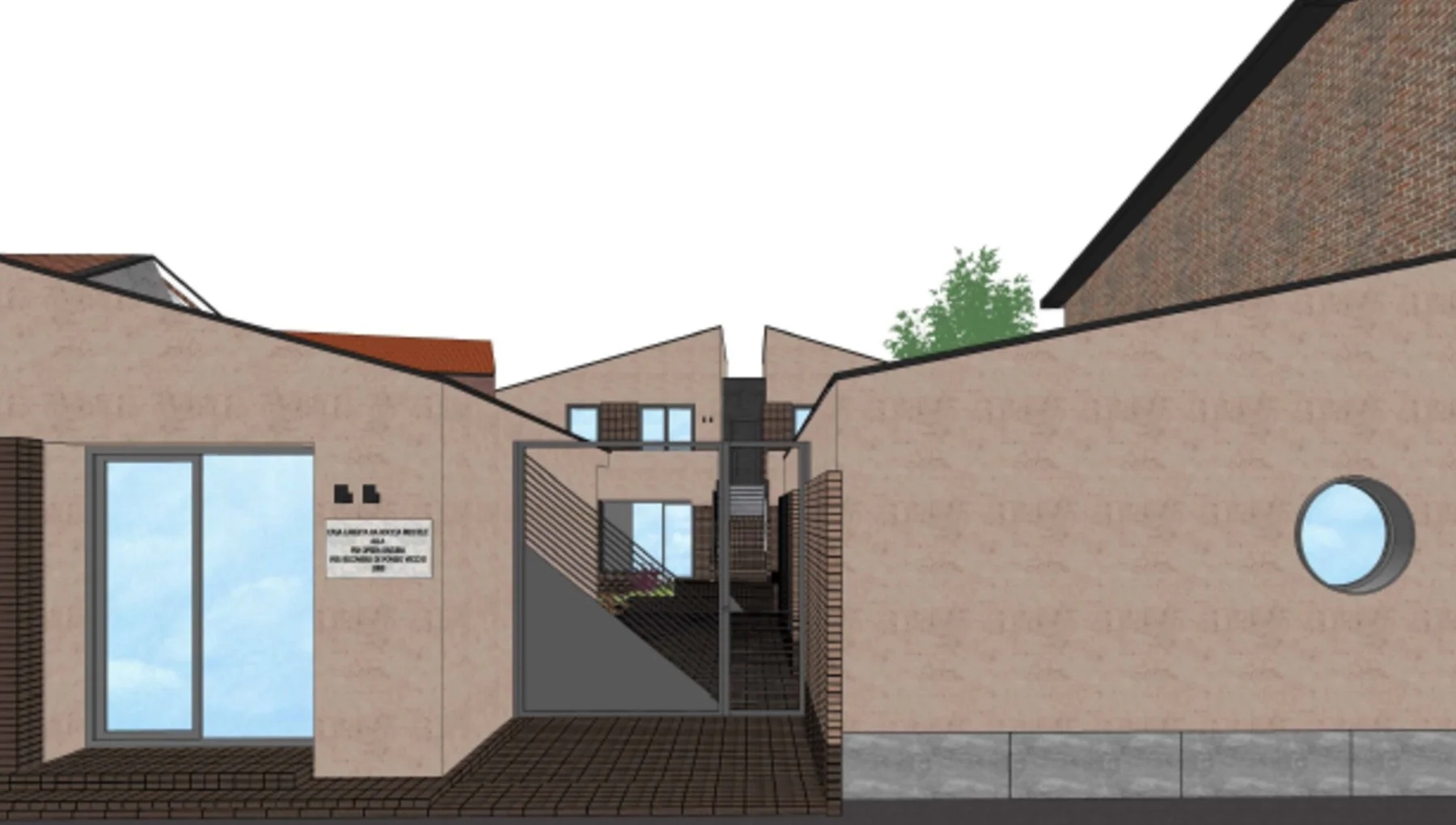 Upgrading of two buildings for proximity projects, social security and ...